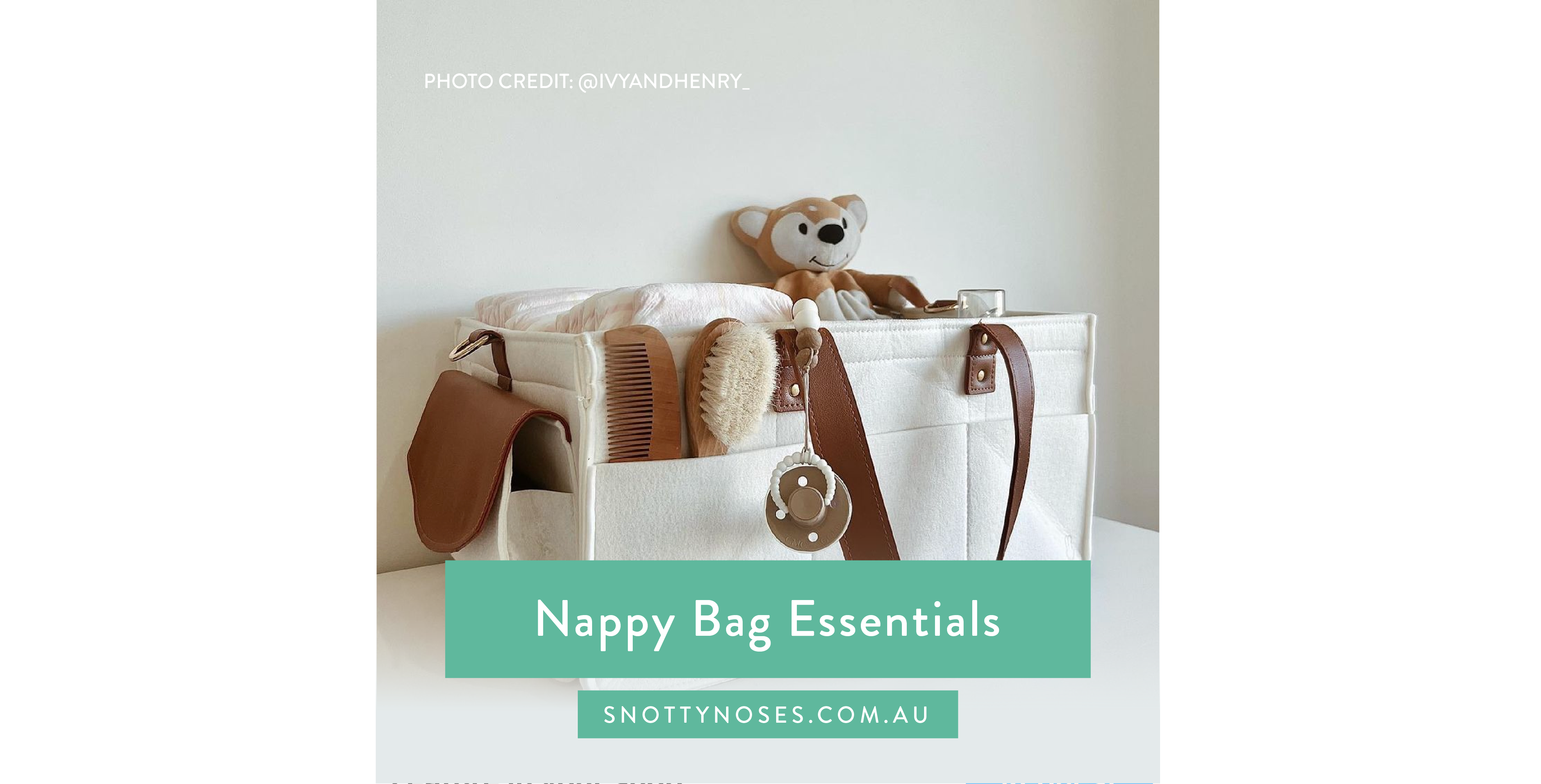 What Should I Pack in Nappy Bag? – Snotty Noses Australia Pty Ltd